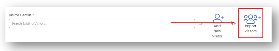 Bulk Import Multiple Visitors (Web) – Cohesion